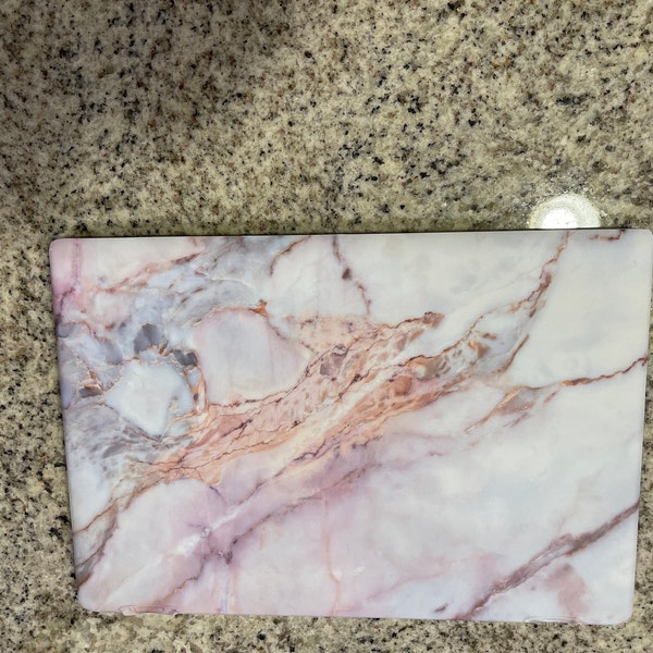 Light Pink Natural Marble Texture Laptop Skin, MacBook Skin, Computer ...