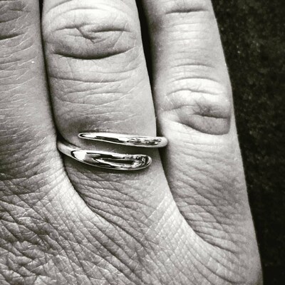 Silver Sewing Needle Ring - Etsy