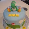 Yoshi Fondant Cake Topper Super Mario Cake Decorations - Etsy UK