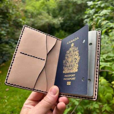 Passport Case Pattern Leather DIY Pdf Download Passport Case Template ...