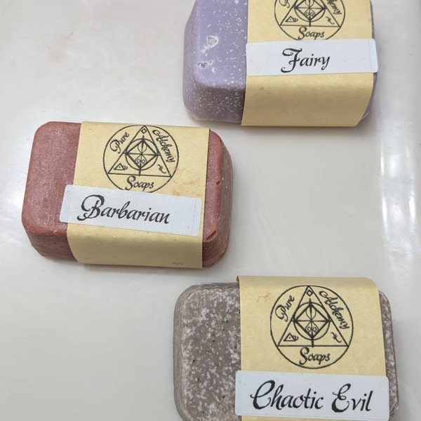 Create-your-character RPG Themed Soap Trio - Etsy