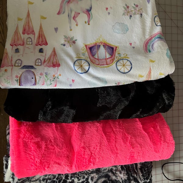 After the Rain Cuddle Pastel by the Yard Shannon Fabrics Minky Rainbow ...