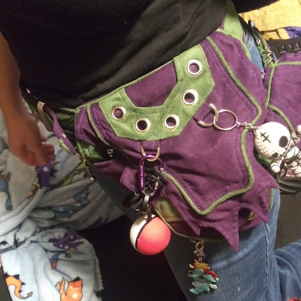 Wizard Hip Belt - With Removable Device Pocket, Pocket Waist Leg Bag - Etsy