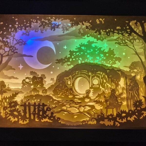 Paper Cut Light Box - Etsy