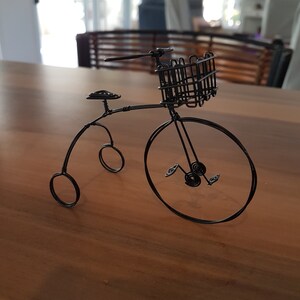 Miniature Wire Tricycle Desk Decor Desk Accessory Fairy - Etsy