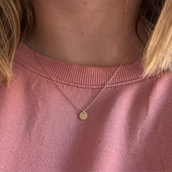 Sparkly Y Necklace With Gemstone, Sterling Silver, 14k Gold Fill, Bezel ...