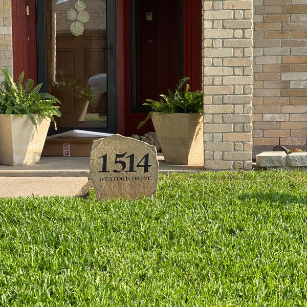 Welcome Name Stone - Custom Stone - Engraved Rock - Personalized ...
