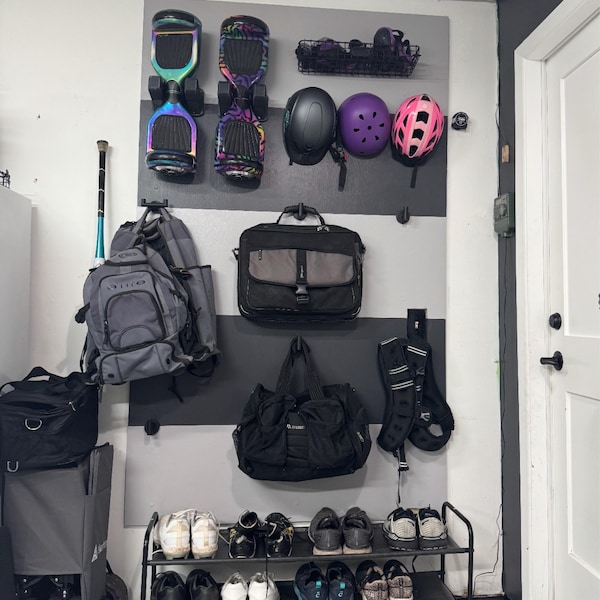 Wall-mount Hoverboard Hanger – Indoor Storage Hook for Hoverboard ...
