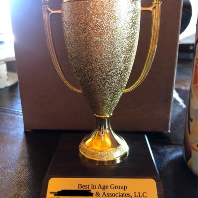 Cup Trophy Award Free Personalization With Your Text 5 - Etsy