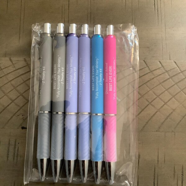 Set of 12 Bright and Cheerful Stylus Pens With Scripture Reminder to ...