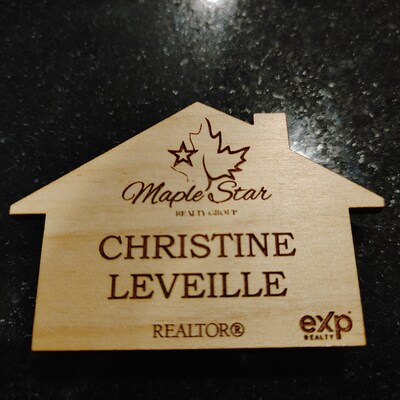 Custom House Shaped Name Tag - Etsy