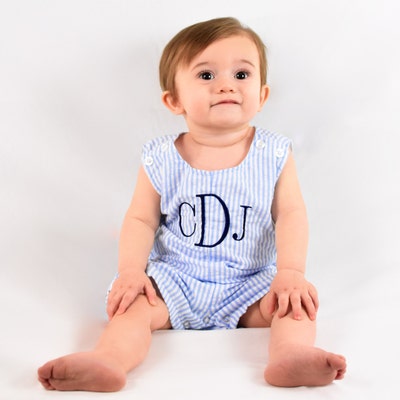 Boys Jon Jon, Baby Boy Summer Outfit, Baby Boy Jon Jon, Seersucker ...