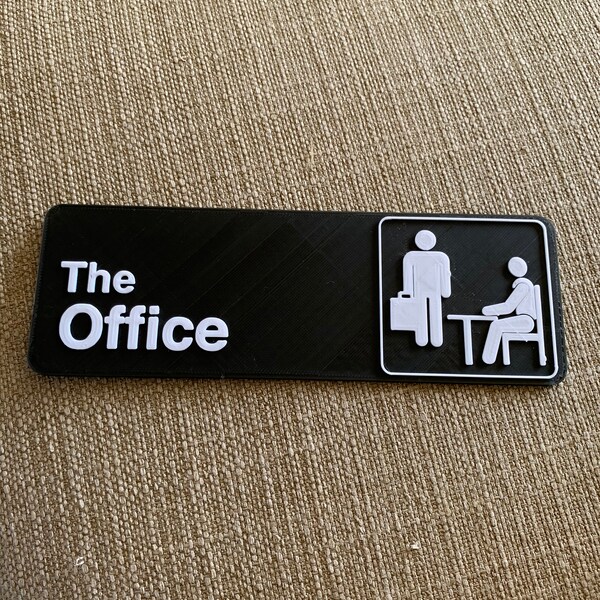 Customizable 3D Printed "the Office" Sign - Etsy