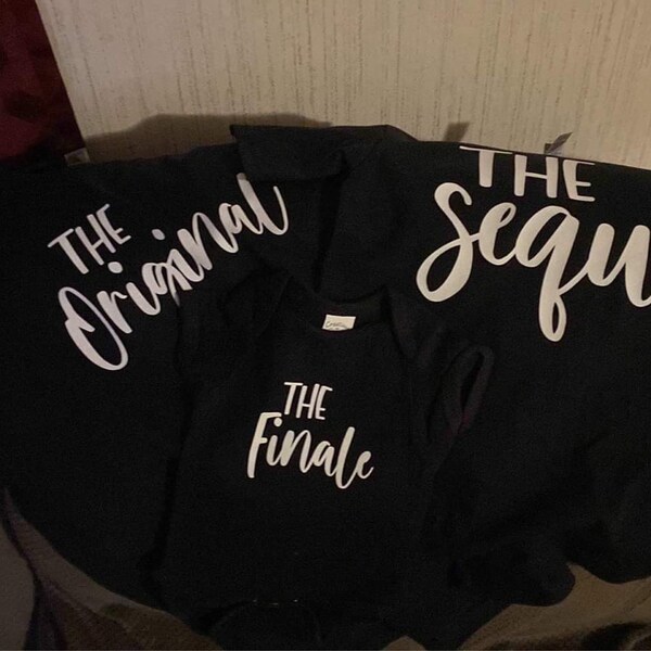 Original Svg, Sequel Svg, Finale Svg, Pregnancy Announcement, Matching ...