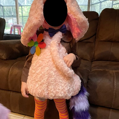 Purple Cat Tail Faux Fur Kitty Tail With Lavender and Dark Purple ...