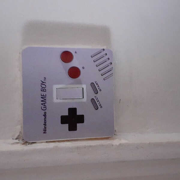 Game Boy Classic Light Switch Sticker - Etsy UK