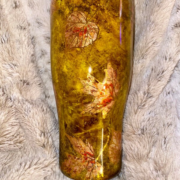 Fall Leaf Textile Design With Decal and Outlines SVG DXF PNG (youtube ...