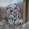 35mm Swirl Textured Glass Jewels for Stained Glass - (13) Colors ...