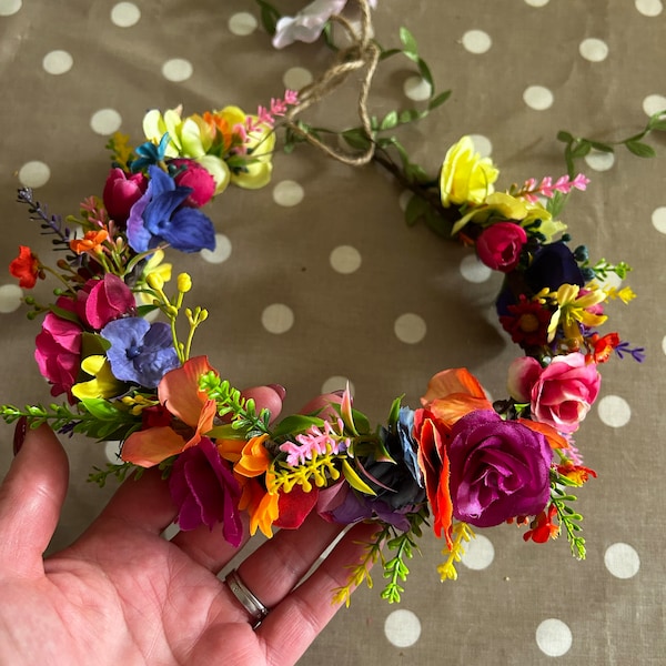 Children’s DIY Flower Crown Making Kit & Video Guide, Child’s DIY ...