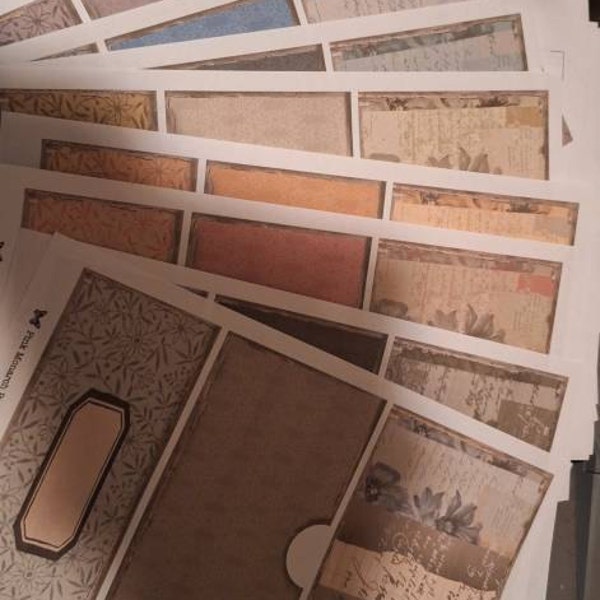 Junk Journal, Shabby Chic, Junk Journal Kit, Junk Journal Pockets, Junk ...