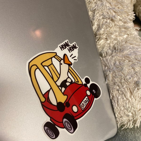 Goose Road Rage Transparent Vinyl Sticker// Meme Goose Sticker Vinyl ...
