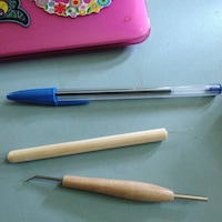 Brass Reed/sley Hook, 2 in 1 Tool for Threading Metal Reeds and Heddles ...