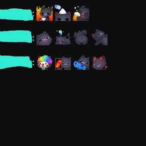 Twitch Emote Pack 70pcs Anime Girl Twitch Emotes Female ANNE : Brown ...