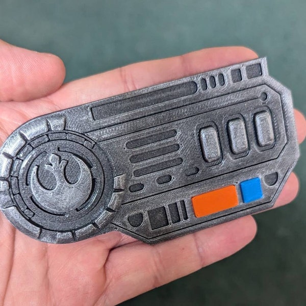 Magnetic Star Wars Inspired Rebel Communication Badge Comlink Greeblie ...