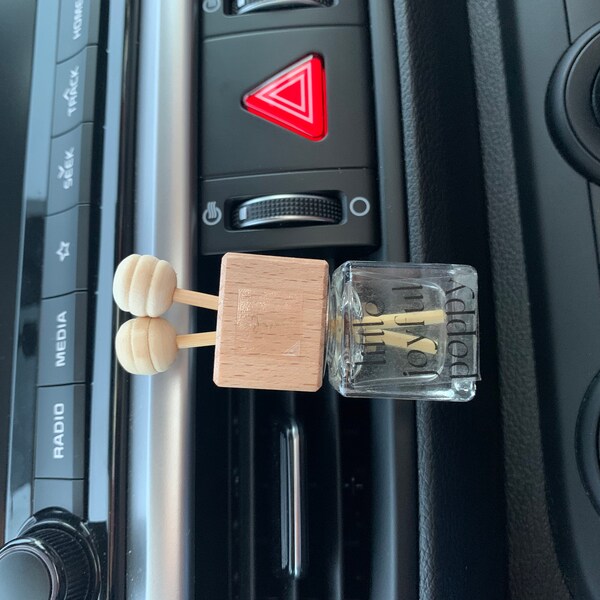 Wooden Car Air Vent Scent Diffuser 6ml, Car Air Freshener, Scents for ...