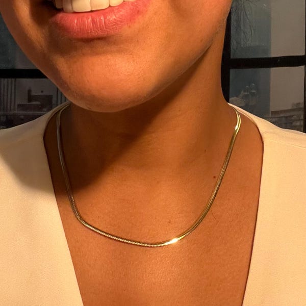 14K Solid Gold Snake Chain, Solid Gold Snake Bracelet, 14K Snake Chain ...