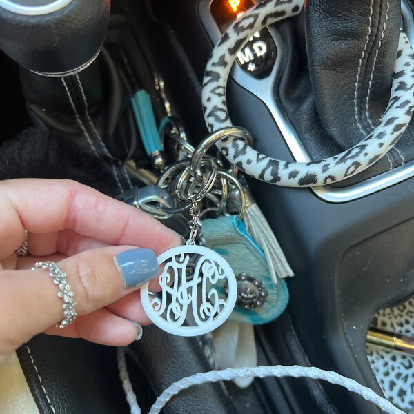 Monogram Keychain| Monogrammed Keychain| Keychain Monogram| FREE SHIP ...