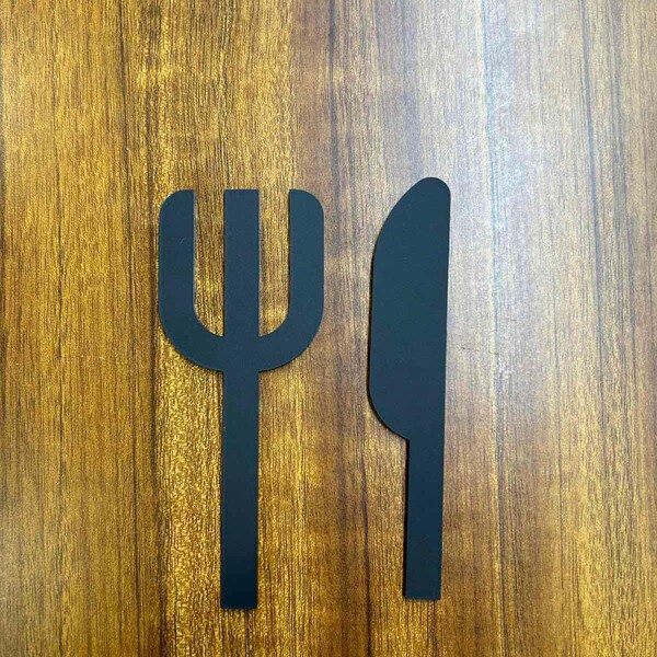 Male & Female Bathroom Sign 3mm Acrylic Restroom, Salon, 3D, Toilet ...