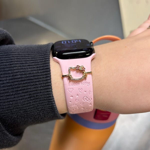 Cute Cat Bracelet for Apple Watch Kawaii Watch Band Pretty Cat Band Cat ...