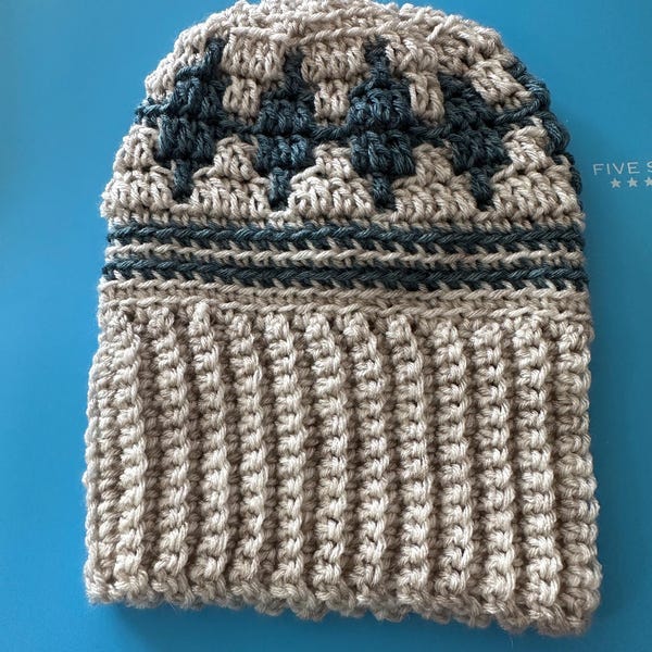 CROCHET PATTERN/ Autumn's Charm Mosaic Hat, Mosaic Crochet Hat Pattern, Crochet Hat Pattern - Etsy