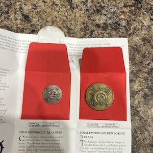 Mistborn™ Set 1 Two Coins of the Final Empire - Etsy