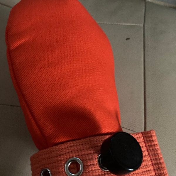 Orange Safety Mittens - Bondage Soft Padded Mittens for Inmates and ...