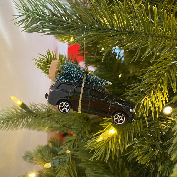 1970 Ford Bronco Carrying Christmas Tree Ornament - Etsy