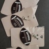 Football Key Chains / Bag Tags / Football Team Gifts - Etsy
