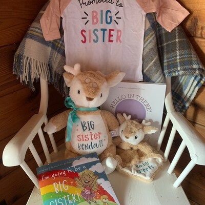 Personalized Baby Sister Stuffed Animals Gifts for Sisters New Baby ...