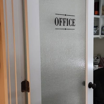 Office Door Decal, Office Decal, Study Door Decals, Door Decal ...