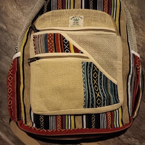 SALE 30% Hemp Backpack Medium Valentine Day Gift for Him/her Himalayan ...