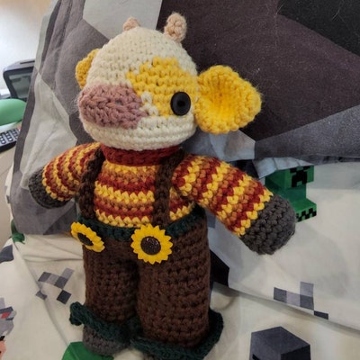 Sunflower Cow Crochet Pattern - Etsy