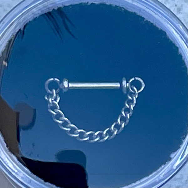Titanium Threadless End Septum Chain 16g 5/16" - Etsy