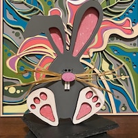 Bucktooth Bunny SVG Digital Download for Glowforge or Laser Not a ...