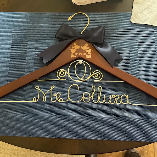 Cinderella Wedding Hanger, Disney Bride Hanger, Bridal Hanger, Mickey ...