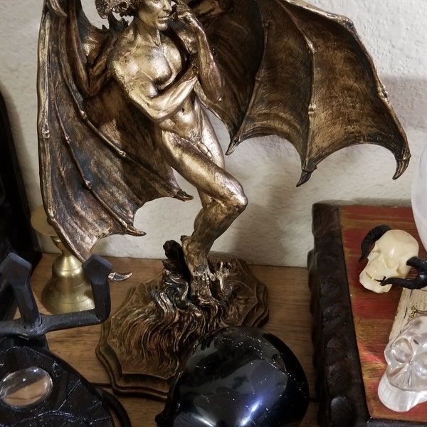 Lucifer Morning Star Statue | Mythological Deities Figurine | Fallen ...