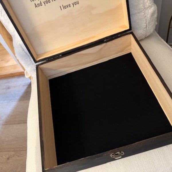 Personalized Time Capsule Keepsake Box, 1st Birthday Memory Box, Baby's ...