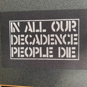 Disfear Patch Crust Punk Grindcore Extreme Noise Terror | Etsy