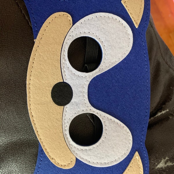 Personalized Sonic Felt Masks! Sonic Party Favors! Sonic Birthday Party ...