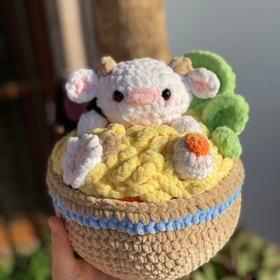 Summer Cow in a Pool Plushie PDF Pattern - Etsy